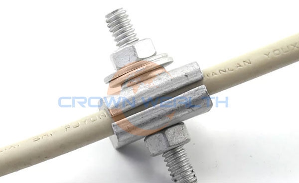 Galvanized D Cable Lashing Clamp for Secure Terminating Lashing Wire ...