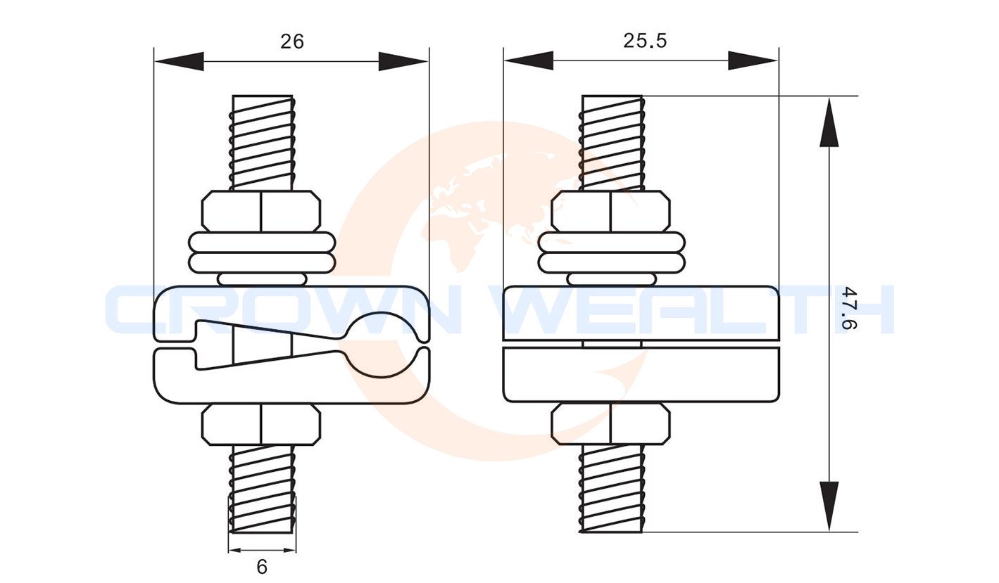 SH-DLC: Galvanized D Cable Lashing Clamp from China manufacturer ...